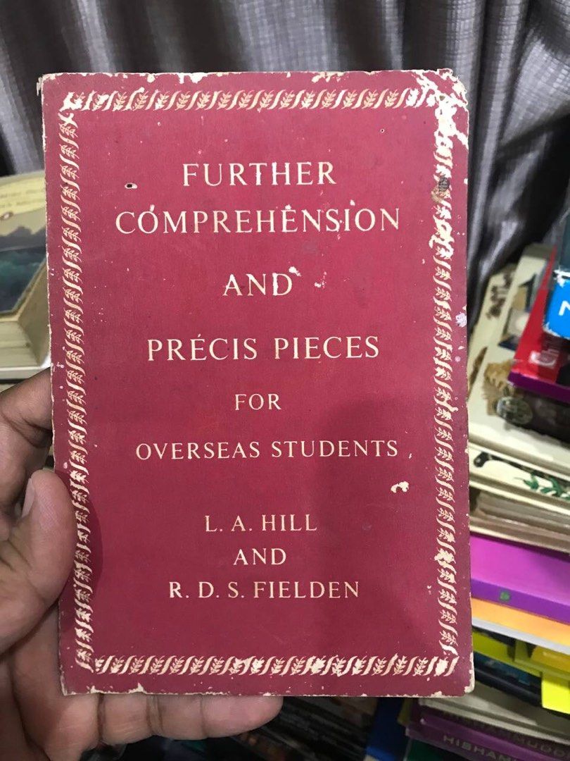 Buku Teks Lama 1965: Further Comprehension and Precis Pieces for ...