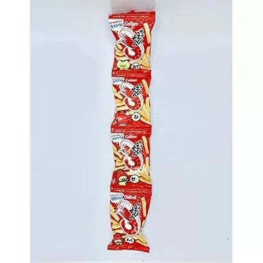 Calbee prawn cracker potato snack tidbits Japanese small packet party ...
