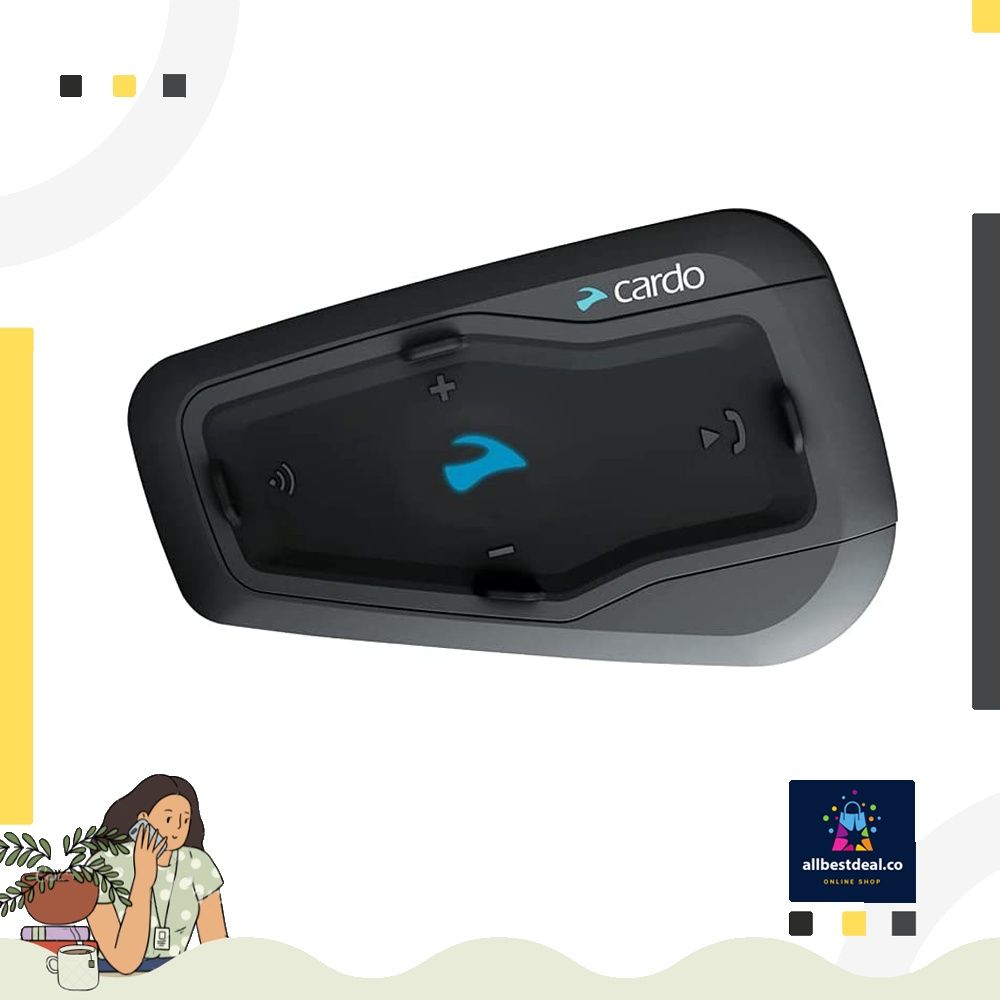 Cardo FRC2P001 - FREECOM 2 Plus Motorcycle 2-Way Bluetooth ...