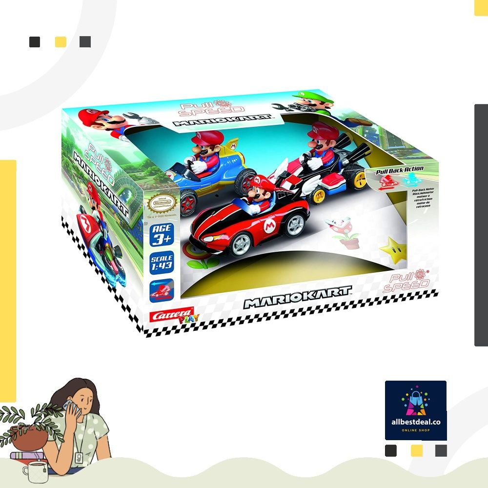Carrera Pull & Speed 15813016 Official Licensed Kids Toy Car Pull Back ...