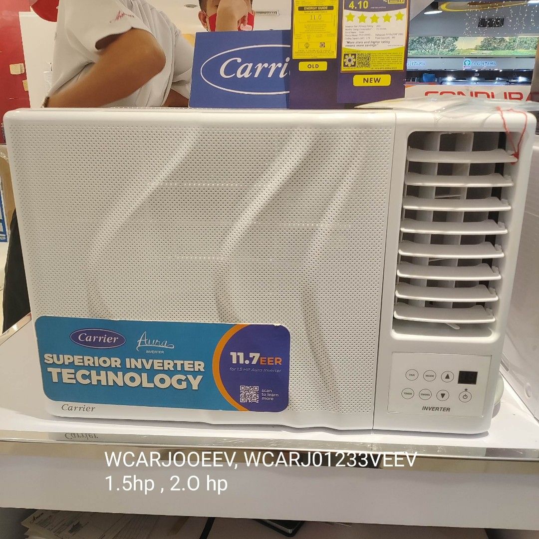 Carrier Window Type Inverter, TV & Home Appliances, Air Conditioning ...