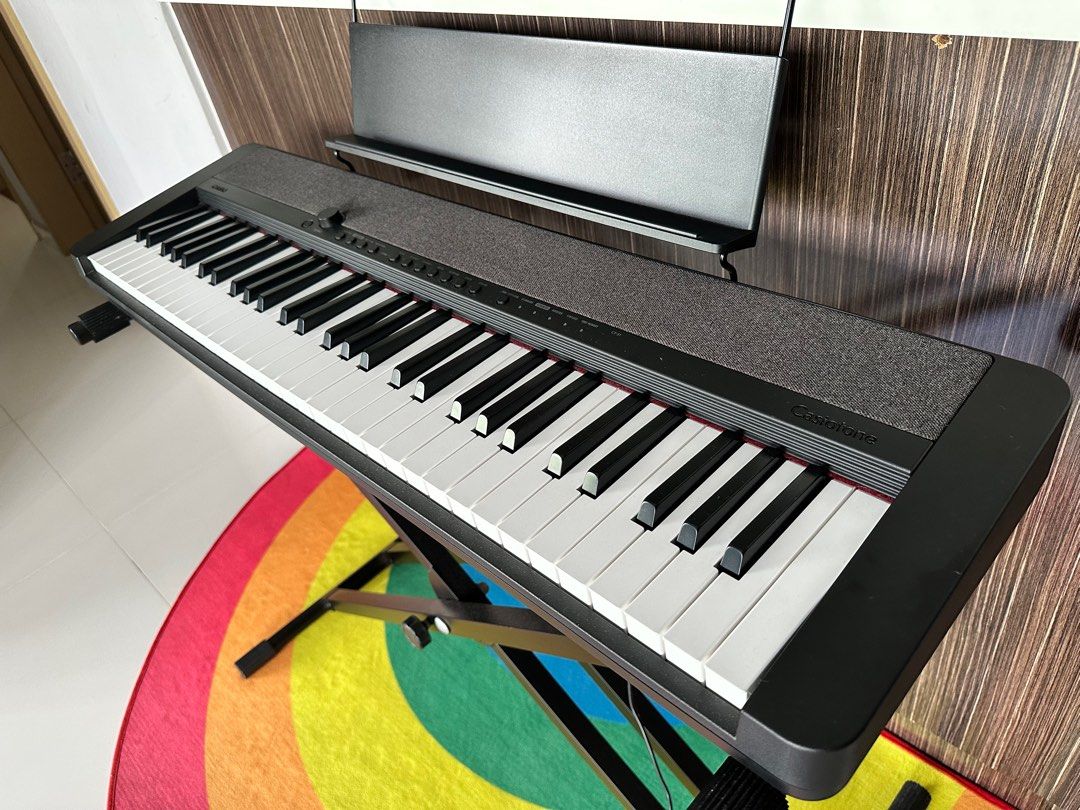 Casio CT-S1 Black Minimalist 61 Keys Standard Keyboard Piano Casiotone ...