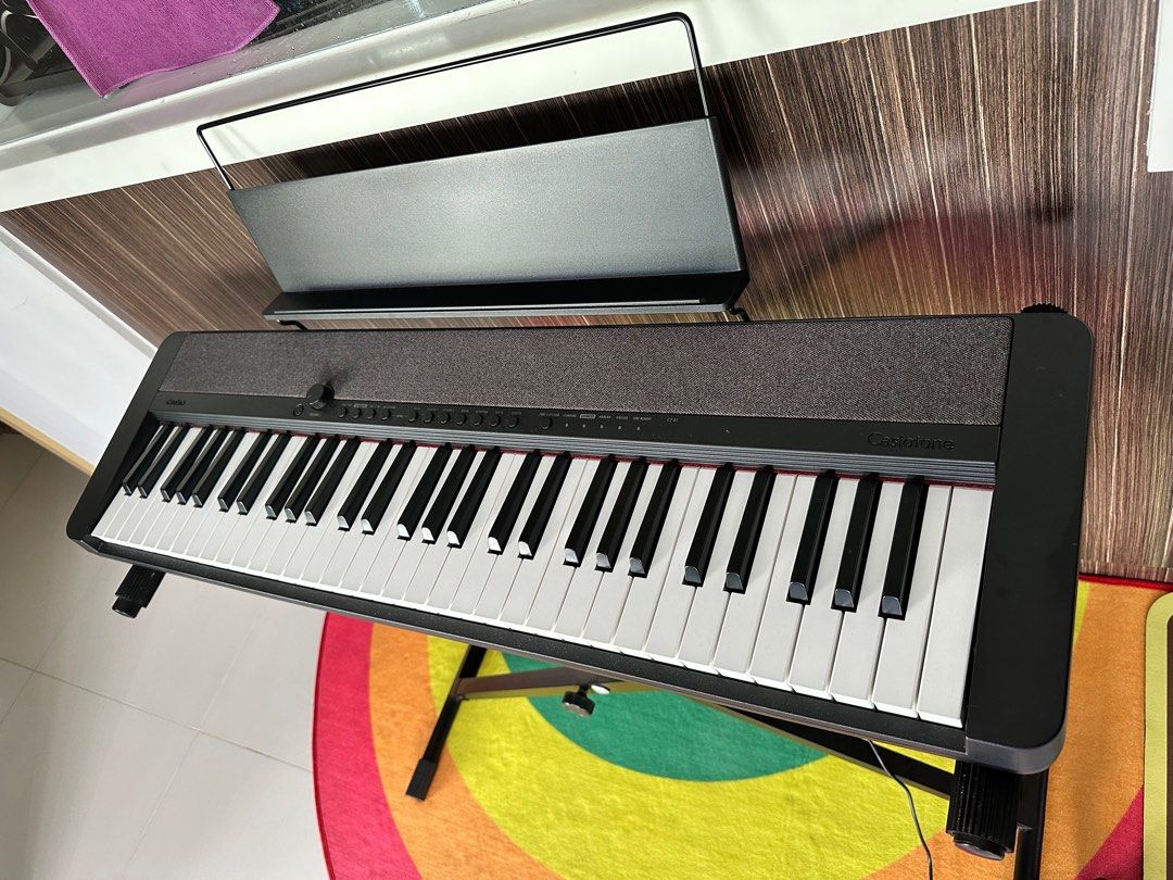 Casio CT-S1 Black Minimalist 61 Keys Standard Keyboard Piano Casiotone ...