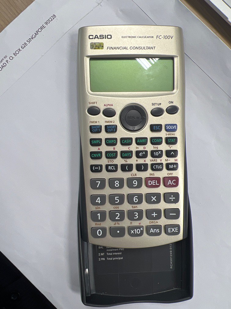 Casio financial calculator, Computers & Tech, Office & Business ...