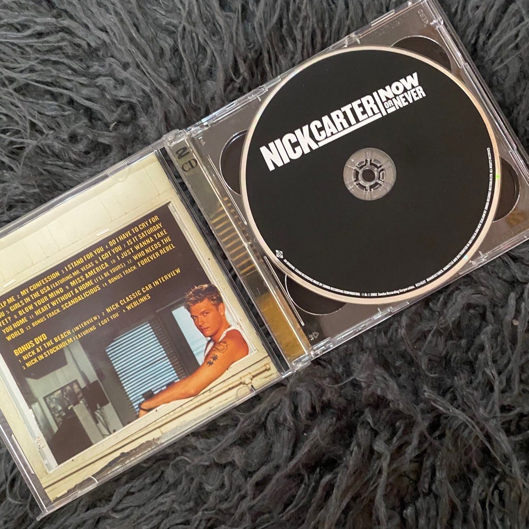 CD NICK CARTER Now or never 2cd, Hobbies & Toys, Music & Media, CDs ...
