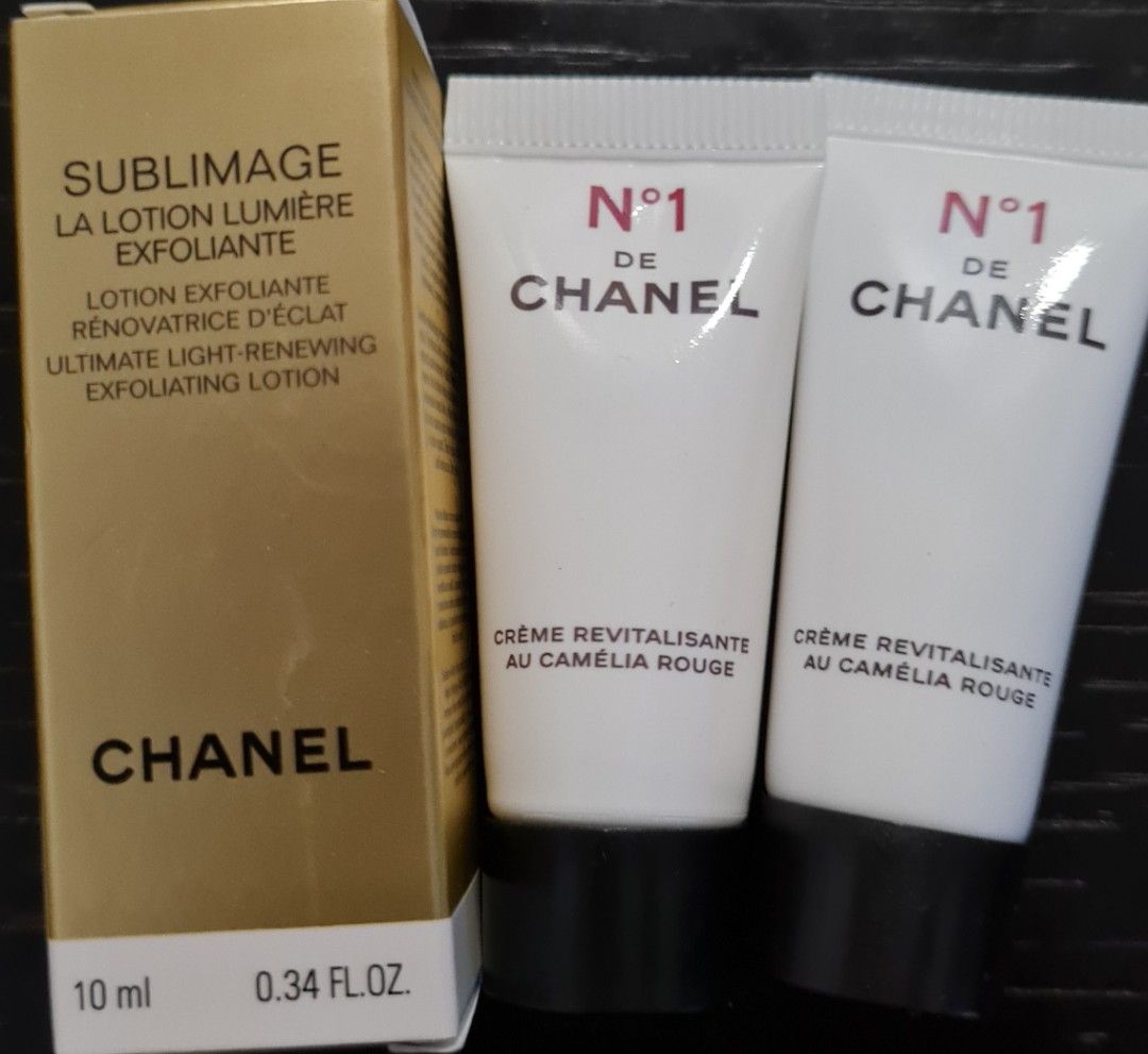 Chanel 3 PC samples, Beauty & Personal Care, Face, Face Care on Carousell