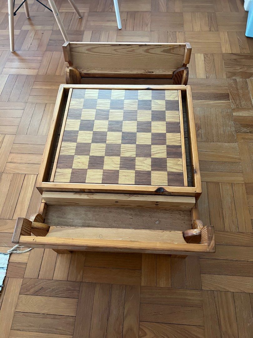 Chess table, Furniture & Home Living, Furniture, Tables & Sets on Carousell