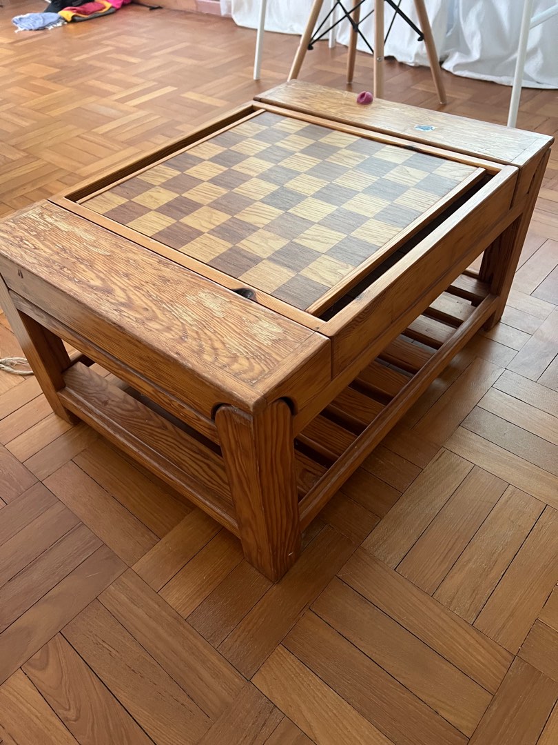 Chess table, Furniture & Home Living, Furniture, Tables & Sets on Carousell