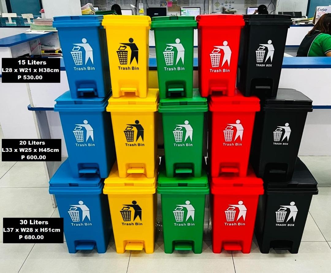 CLIP TRASH BIN/ STEP ON BIN, Furniture & Home Living, Cleaning ...