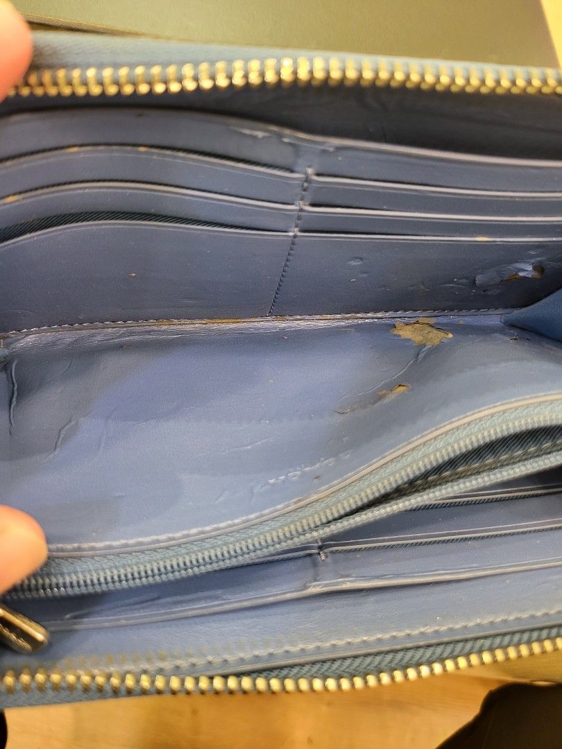 Coach Checkered Long Wallet, Women's Fashion, Bags & Wallets, Wallets ...