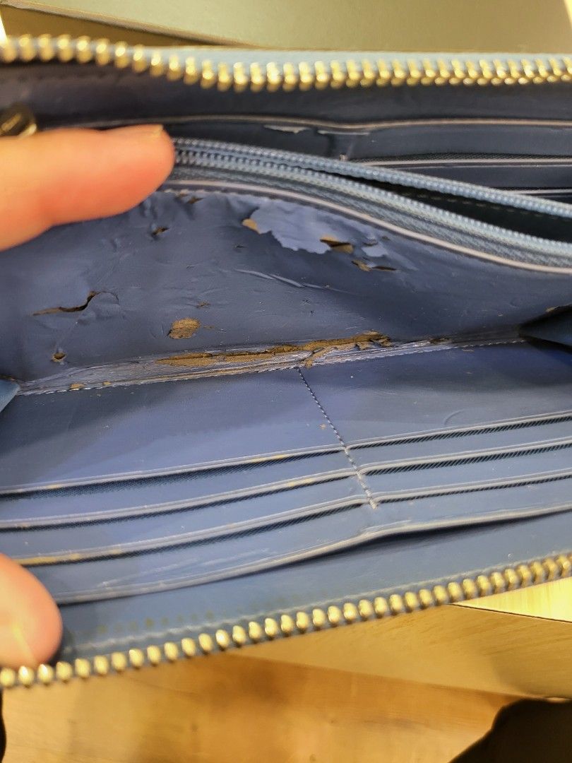 Coach Checkered Long Wallet, Women's Fashion, Bags & Wallets, Wallets ...