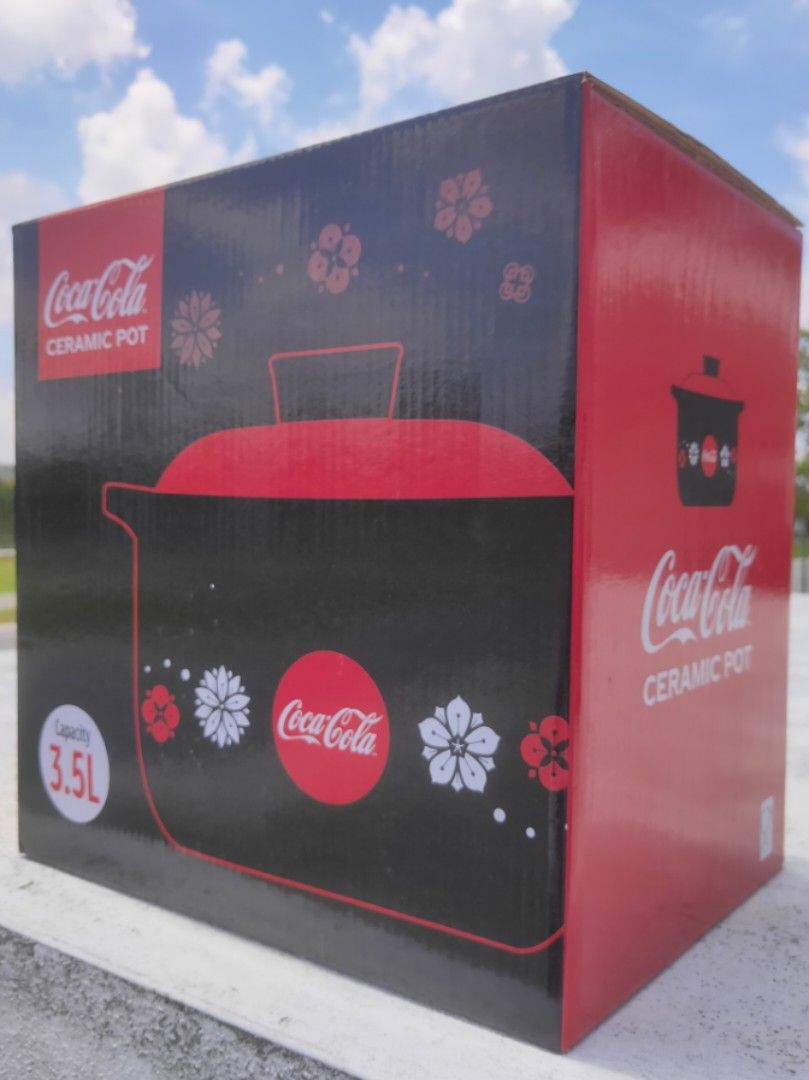 COKE COCA COLA Ceramic Pot 3.5L Collector Limited Edition, Furniture ...