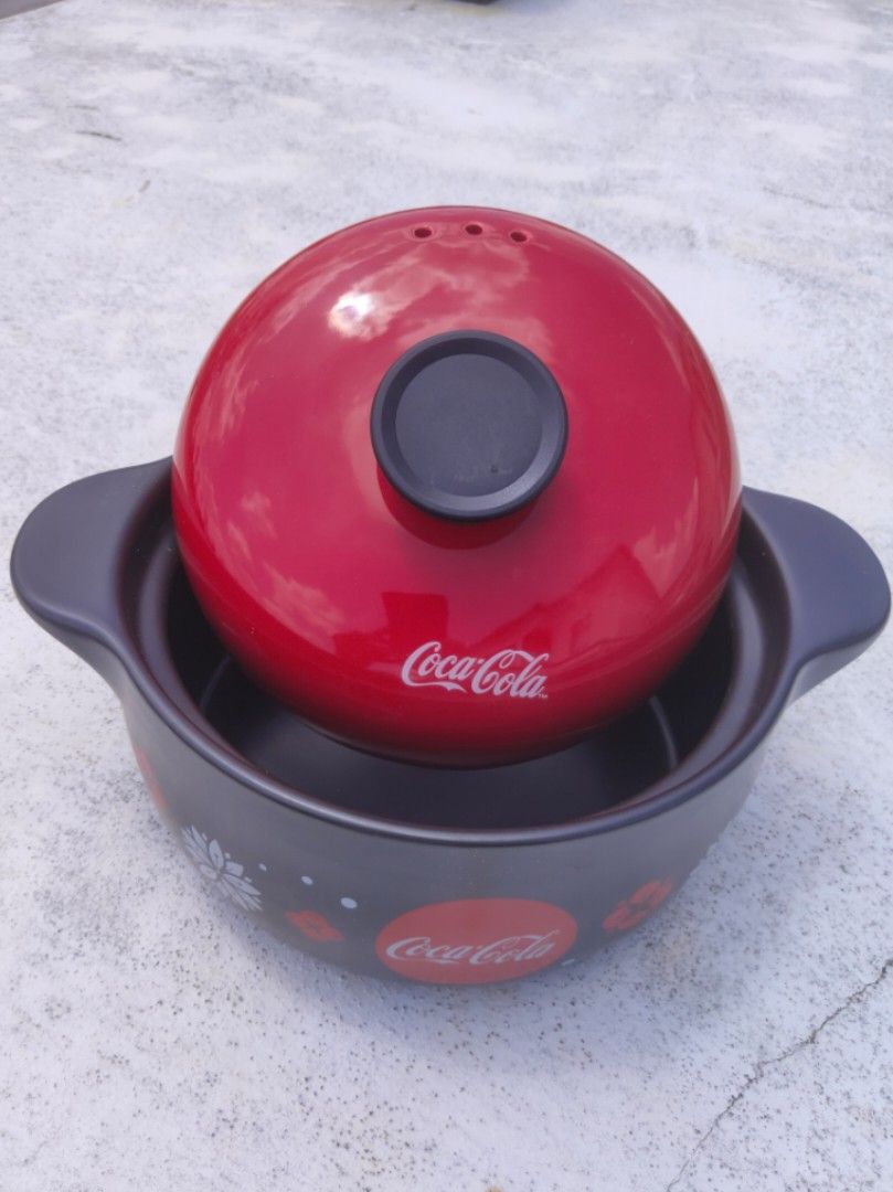 COKE COCA COLA Ceramic Pot 3.5L Collector Limited Edition, Furniture ...