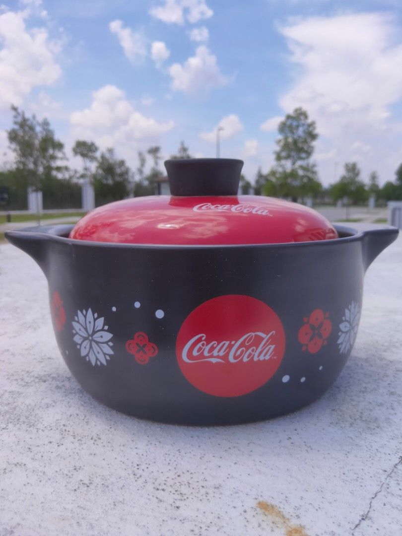 COKE COCA COLA Ceramic Pot 3.5L Collector Limited Edition, Furniture ...