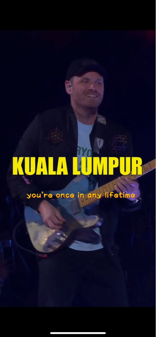 Coldplay KL 22 Nov2023 4xCat 2 (section 118), Tickets & Vouchers, Event ...