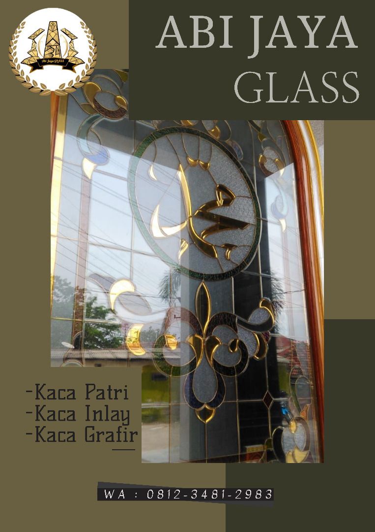 CONTOH KACA PATRI MASJID GEREJA TERBAIK DI BOMBANA, WA : 0812-3481-2983 ...