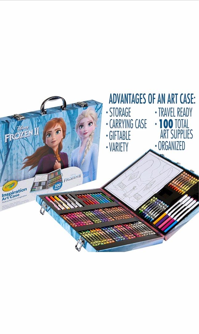 Crayola Frozen 2 Inspiration Art Case, Hobbies & Toys, Stationery ...