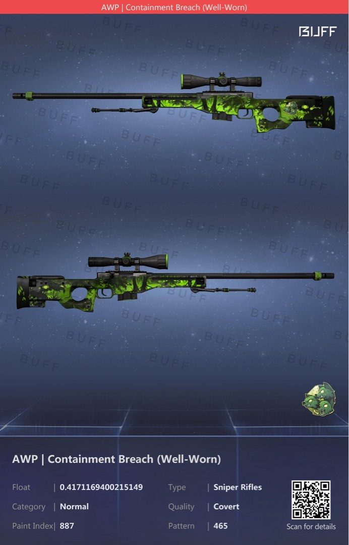 CSGO AWP Containment Breach, Video Gaming, Gaming Accessories, In-Game ...