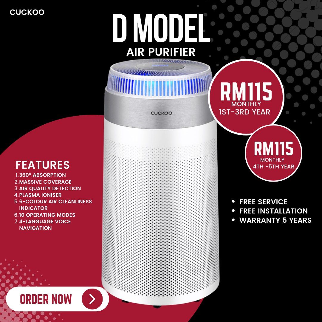 Cuckoo Air Purifier, TV & Home Appliances, Air Purifiers ...