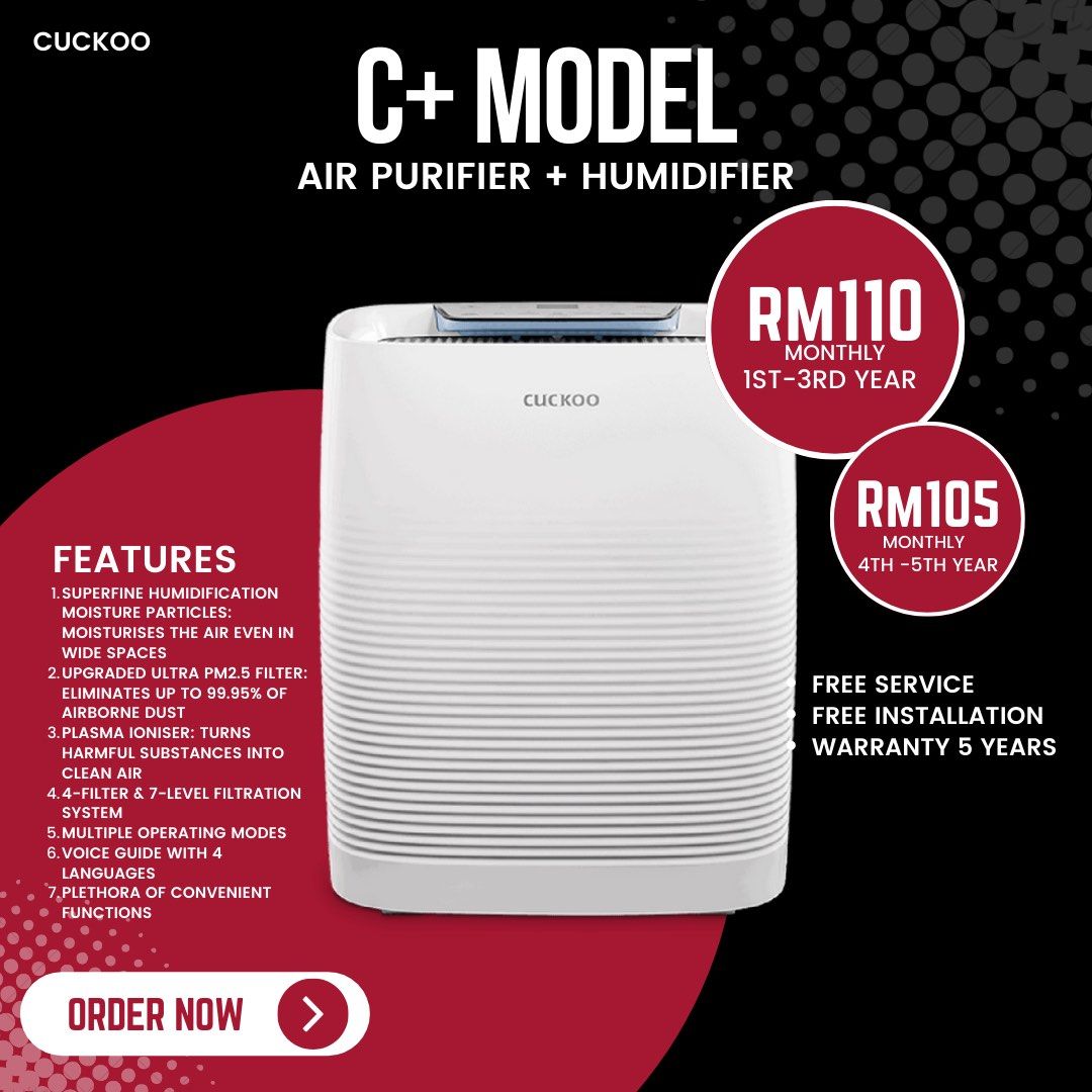 Cuckoo Air Purifier, TV & Home Appliances, Air Purifiers ...