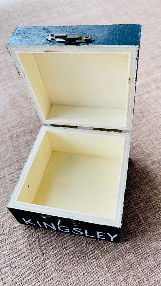 Custom Painted Treasure Box for the little he, Hobbies & Toys ...