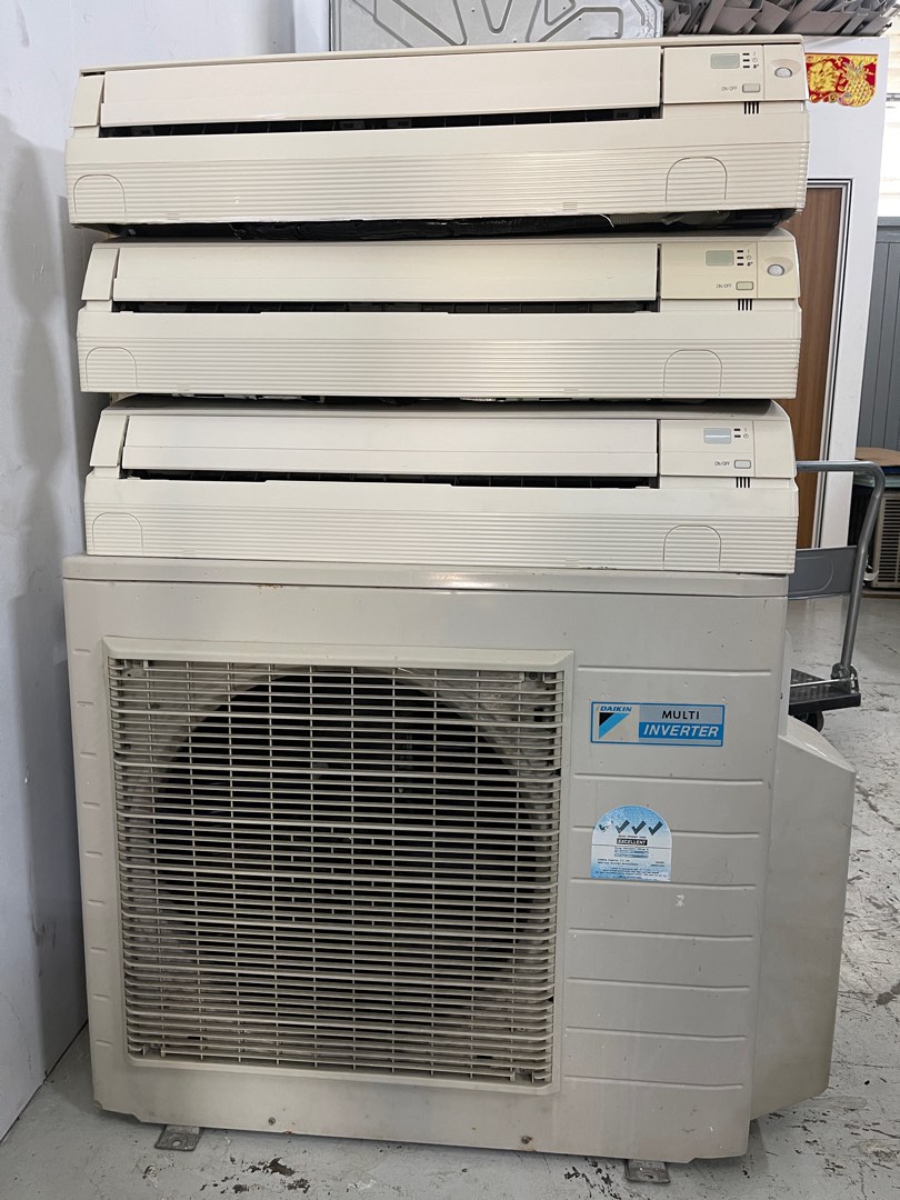 Daikin system 3 inverter, TV & Home Appliances, Air Conditioners ...