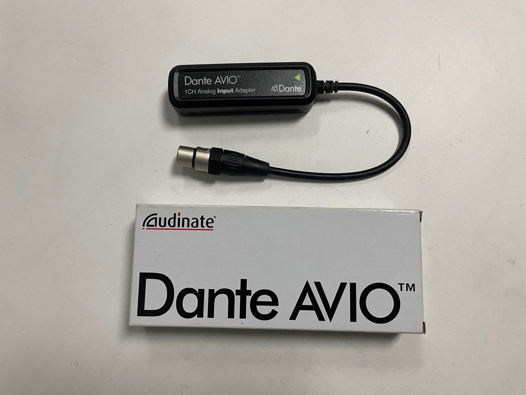 Dante AVIO 1-Channel Analog INPUT Adapter, Audio, Other Audio Equipment ...
