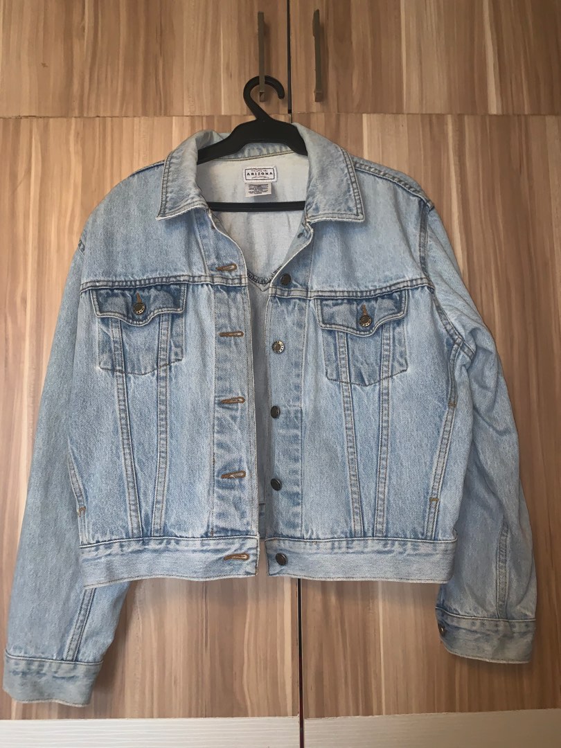 Demin Jacket, Women's Fashion, Coats, Jackets and Outerwear on Carousell