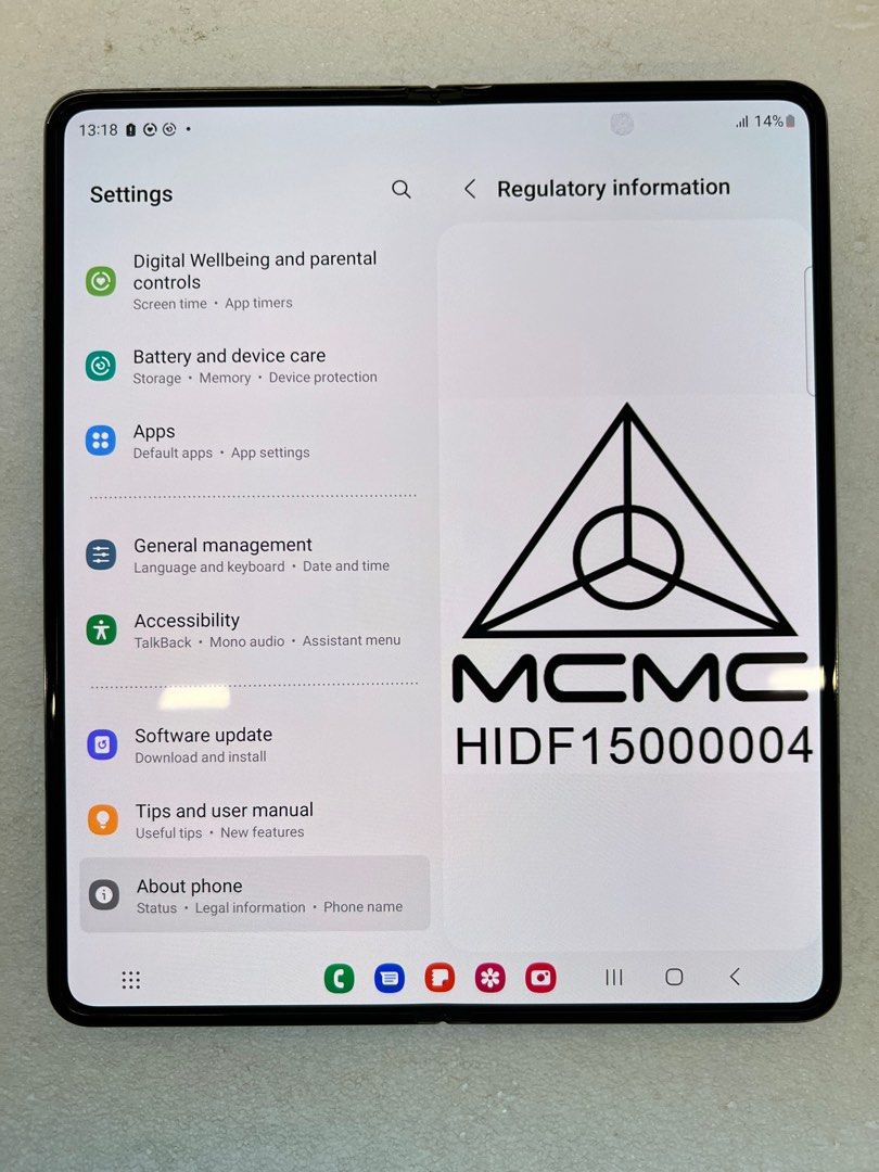 [DEMO SET] SAMSUNG GALAXY Z FOLD 4 12GB RAM + 256GB ROM, Mobile Phones ...
