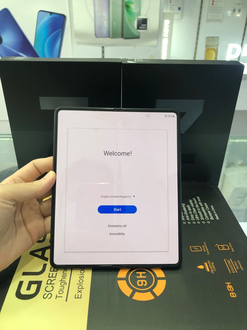 (DEMO UNIT) SAMSUNG GALAXY Z FOLD 3 5G 12+256GB WITH BOX, Mobile Phones ...