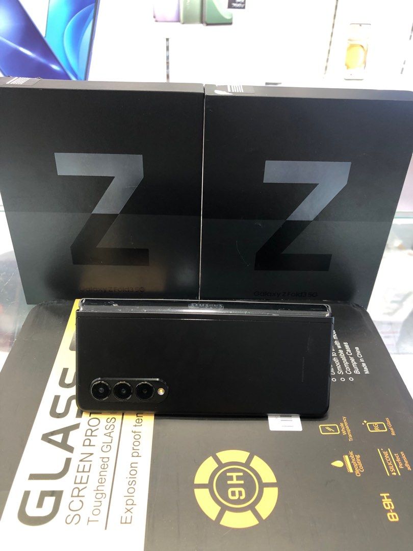 (DEMO UNIT) SAMSUNG GALAXY Z FOLD 3 5G 12+256GB WITH BOX, Mobile Phones ...