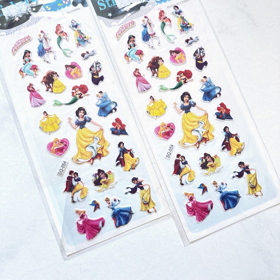 Disney Princess Stickers, Hobbies & Toys, Stationery & Craft, Other ...