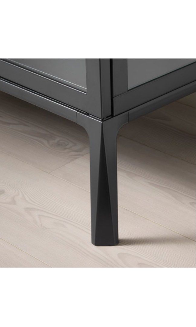 Display cabinet glass cabinet MILSBO Glass-door cabinet White Malm ...