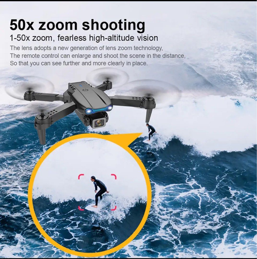 K3 E99 Pro Mini Drone 4K HD Camera WIFI FPV Dron Three-sided Obstacle ...