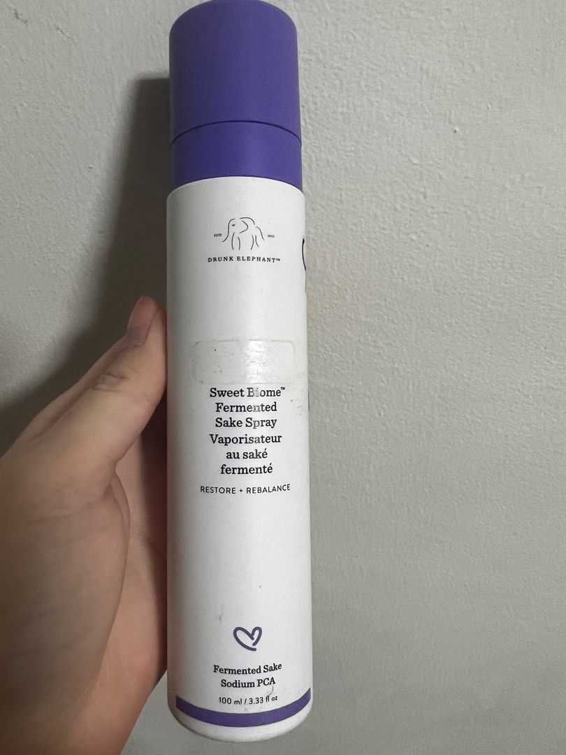 Drunk elephant Sweet Biome Fermented Sake Spray, Beauty & Personal Care ...