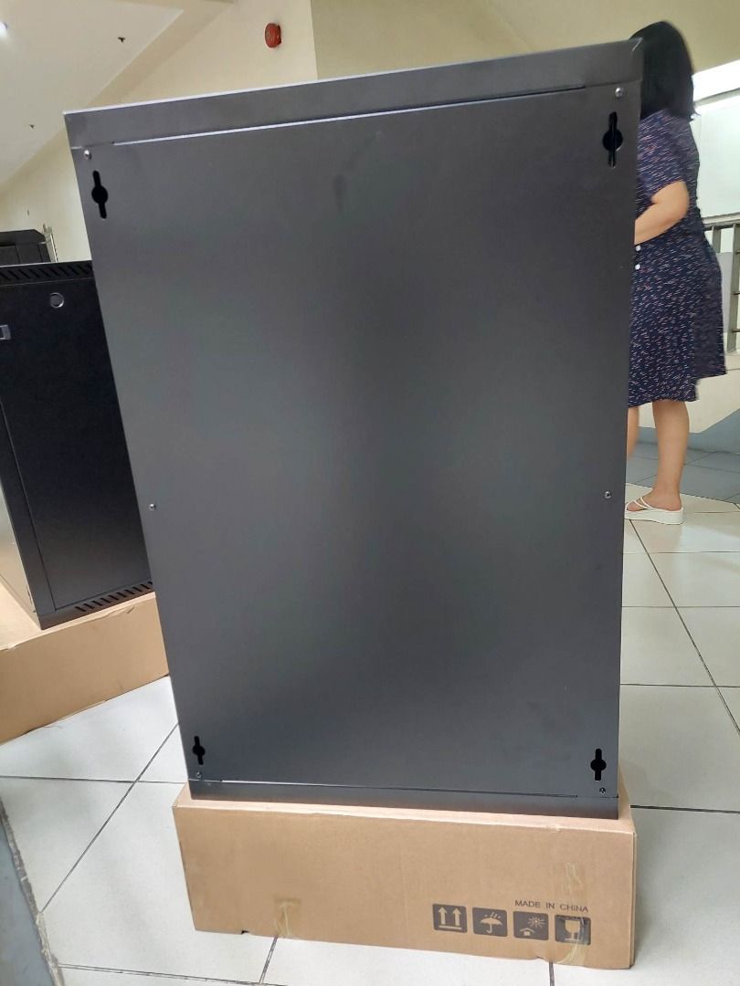 D-Tech 18U Wallmounted Data Cabinet W=600x D=450x H=3FT 3ft IDF ...