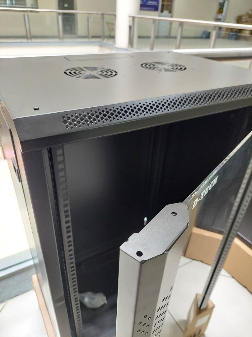D-Tech 18U Wallmounted Data Cabinet W=600x D=450x H=3FT 3ft IDF ...