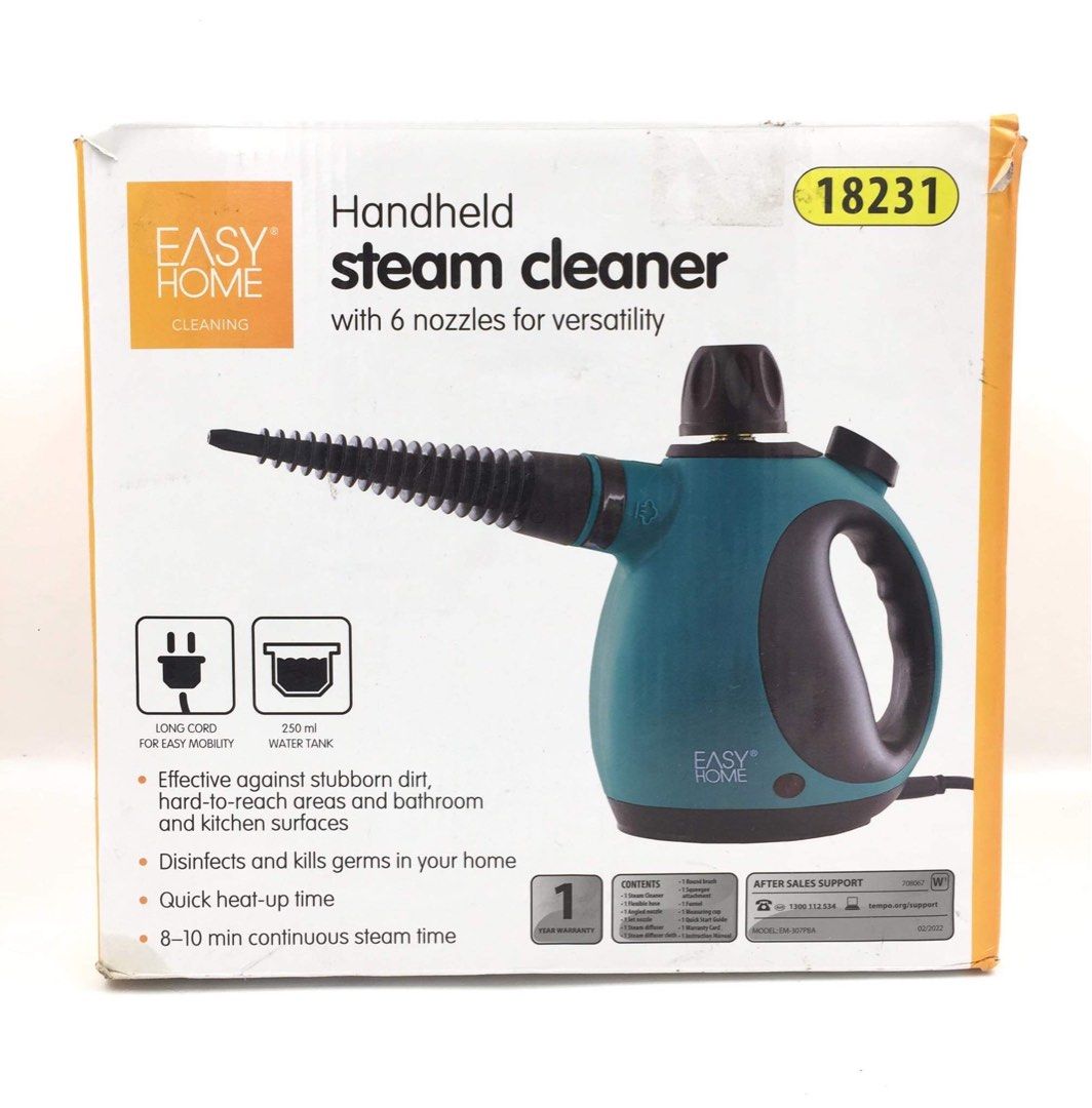 EASY HOME 18231 Handheld Steam Cleaner 220volts, TV & Home Appliances ...