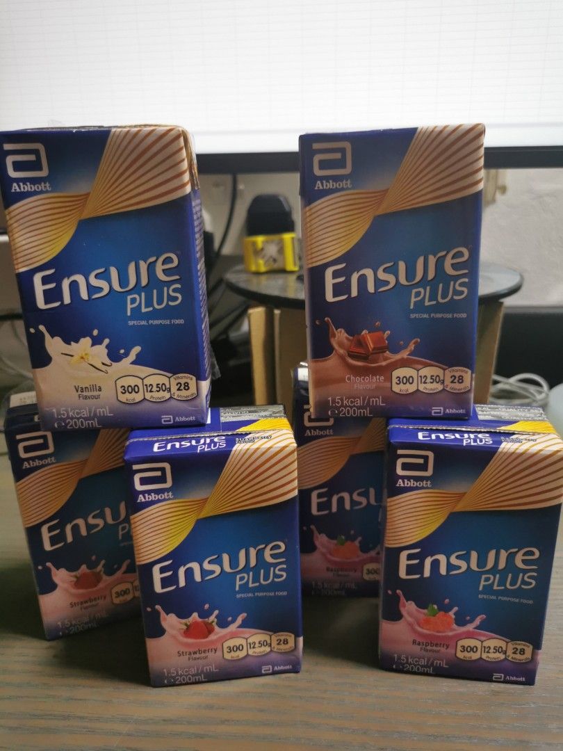 Ensure plus 200ml packet milk, Health & Nutrition, Health Supplements ...