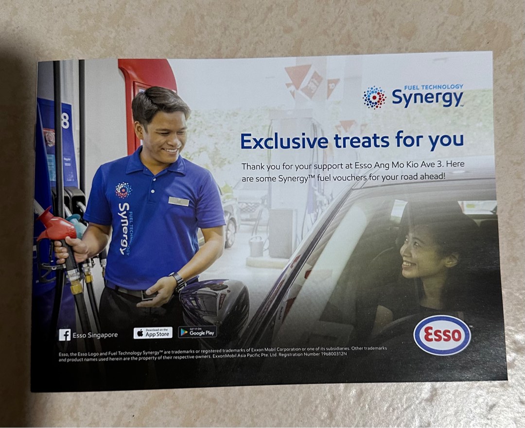 ESSO Petrol Voucher Booklet, Tickets & Vouchers, Vouchers on Carousell
