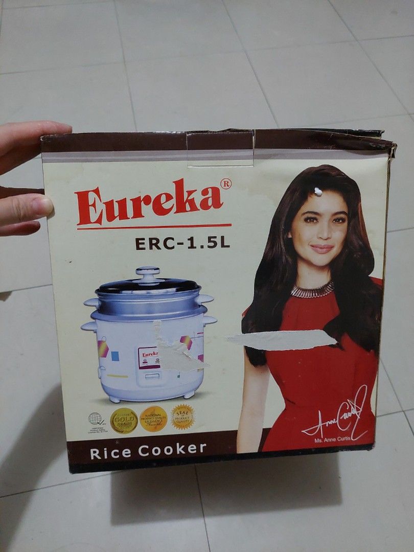 Eureka Rice Cooker with Steamer 1.5L, TV & Home Appliances, Kitchen ...