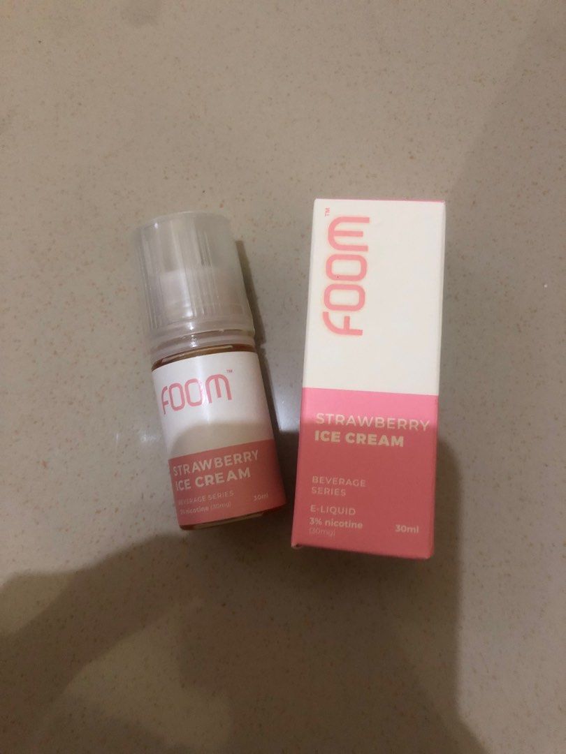 Foom Liquid Strawberry Ice Cream 30mg 30ml on Carousell