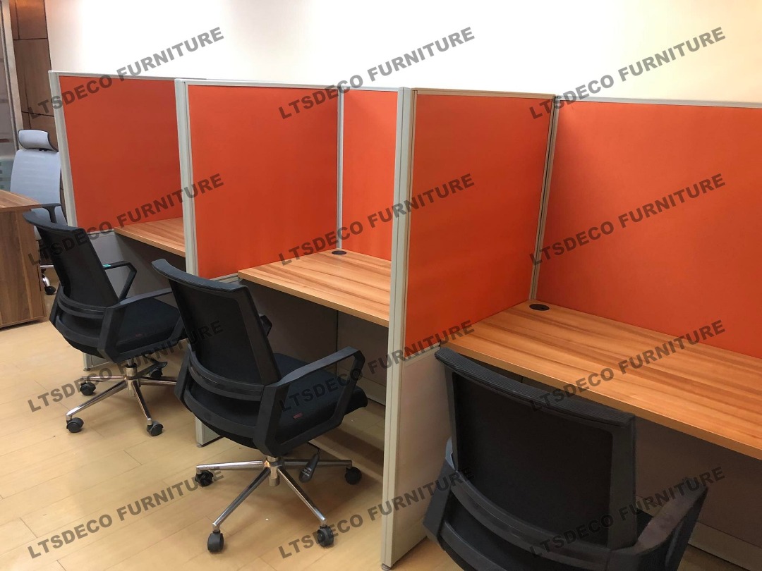 FULL FABRIC MODULAR CUBICLE OFFICE PARTITION on Carousell