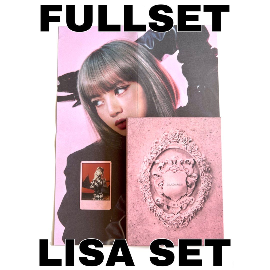 Fullset Album BLACKPINK Kill This Love Pink Ver KTL Lisa Set Lalisa Black Pink Photocard Pc The ...