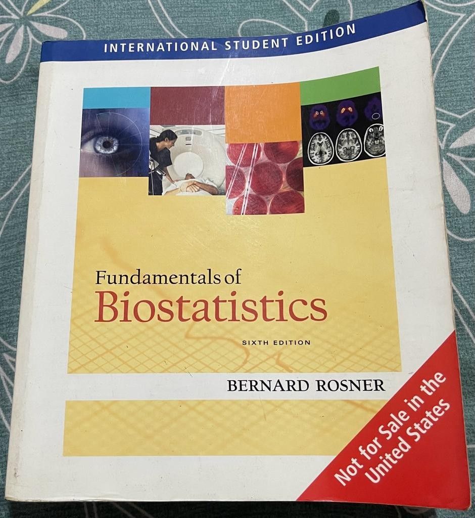 Fundamentals of biostatistics - sixth edition, Hobbies & Toys, Books & Magazines, Textbooks on ...