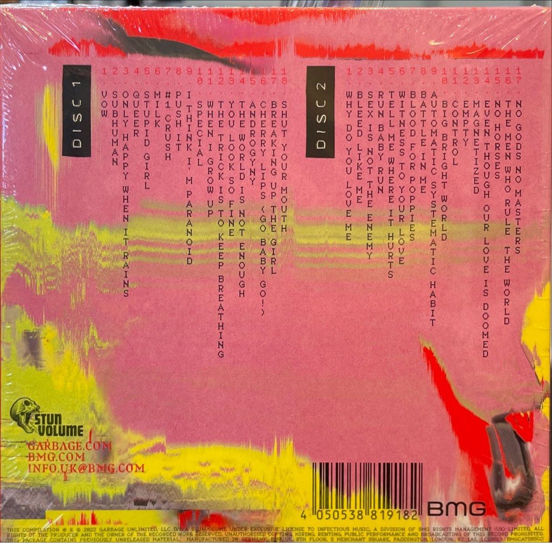 GARBAGE: ANTHOLOGY 1995-2022(2CD), Hobbies & Toys, Music & Media, CDs ...