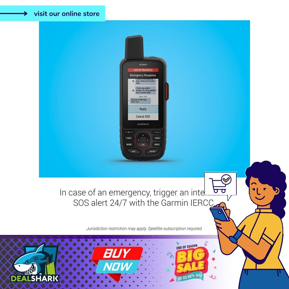 Garmin GPSMAP 67i Rugged GPS Handheld with inReach® Satellite ...