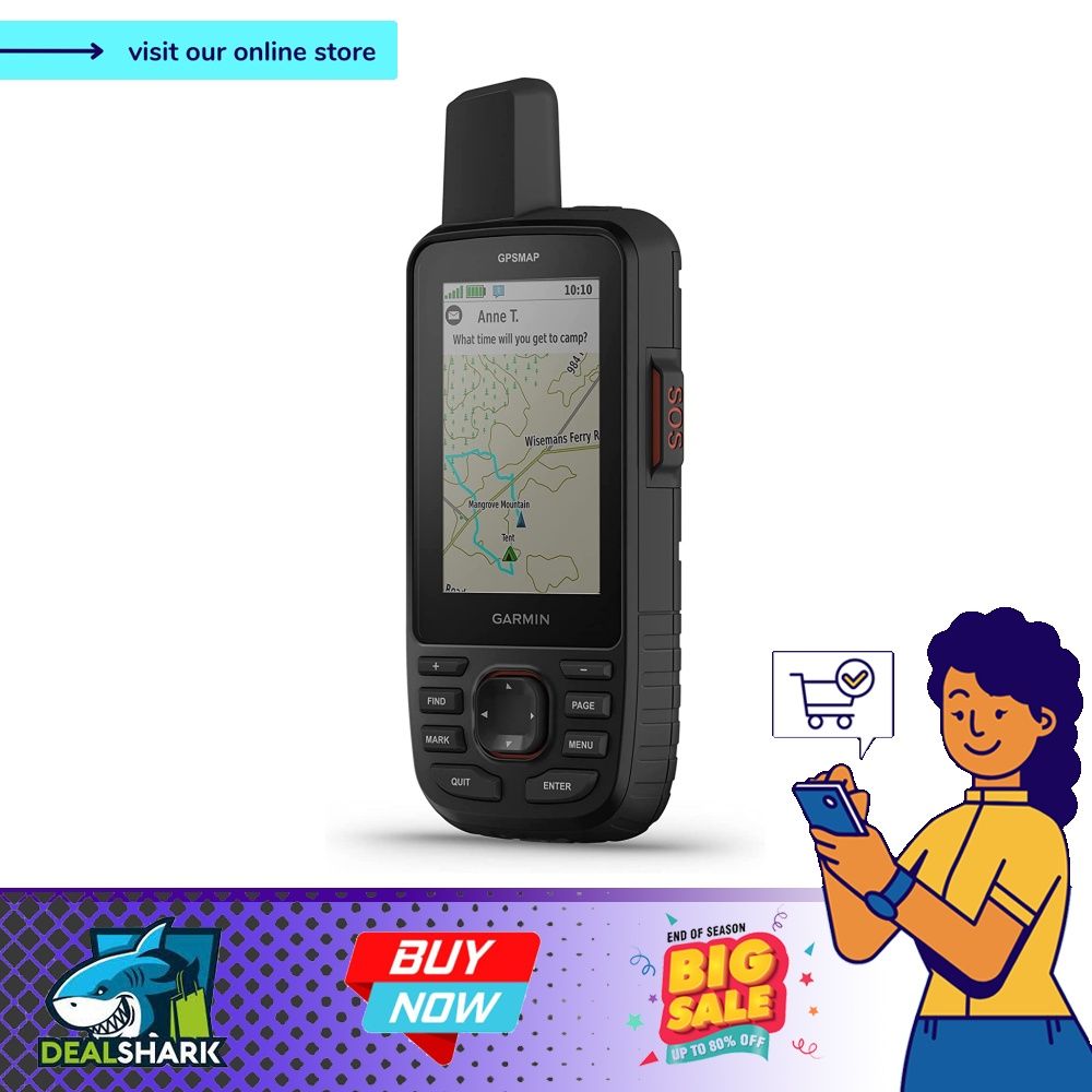 Garmin GPSMAP 67i Rugged GPS Handheld with inReach® Satellite ...