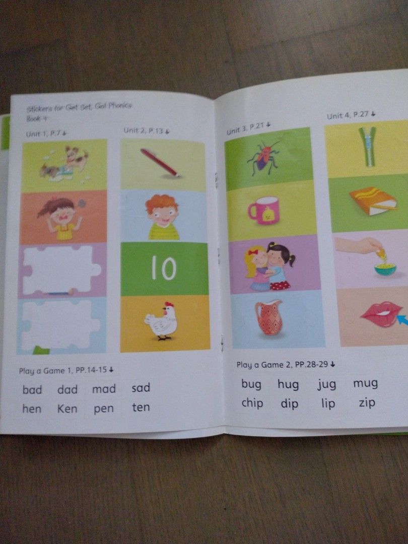 Get set go! Phonics 4, 興趣及遊戲, 書本 & 文具, 小朋友書 - Carousell