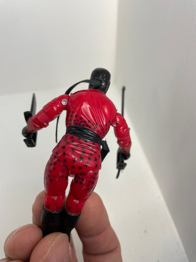 G.I Joe 1991 Slice Cobra V1 complete with ninja spring action right arm ...